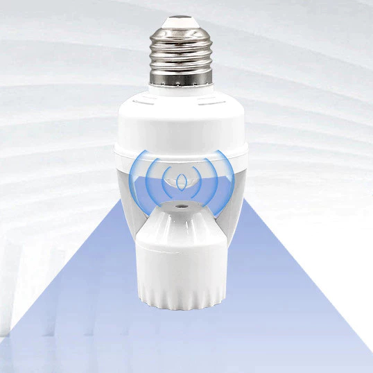 Infrared Sensor Lamp Holder With PIR Motion Sensor LED Lamp Base ...