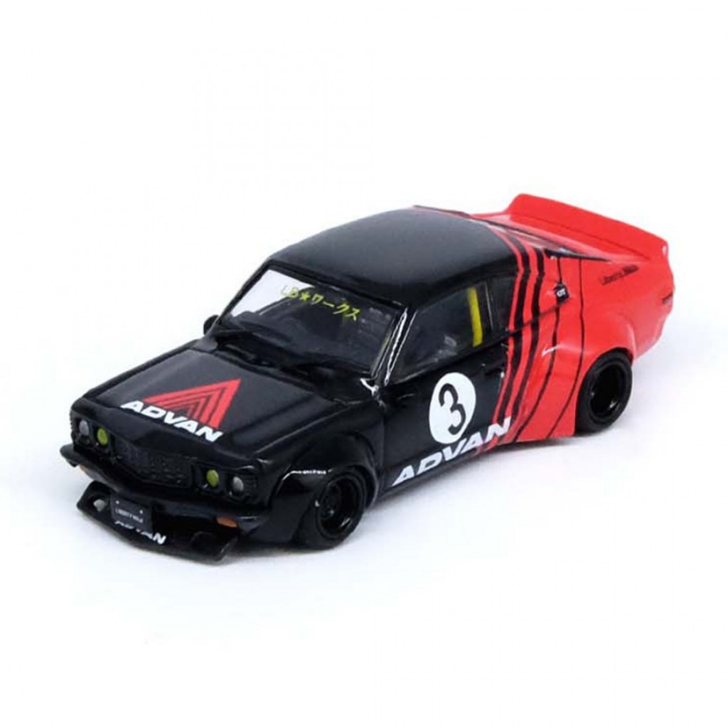 Inno64 IN64-LBWKRX3-02 1/64 LBWK Mazda RX3 SAVANNA ADVAN LIVERY Diecast ...