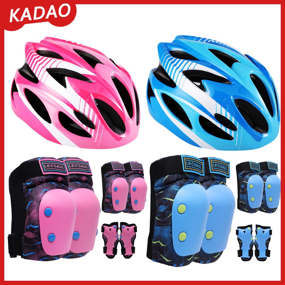 KADAO Kids Roller Skating Protective Gear Helmet Full Set Equipment ...