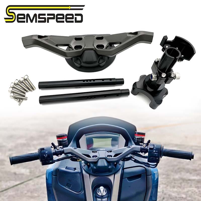【SEMSPEED】For Yamaha NMAX 155 150 125 V2 2020-2024 Motorcycle Handlebar ...