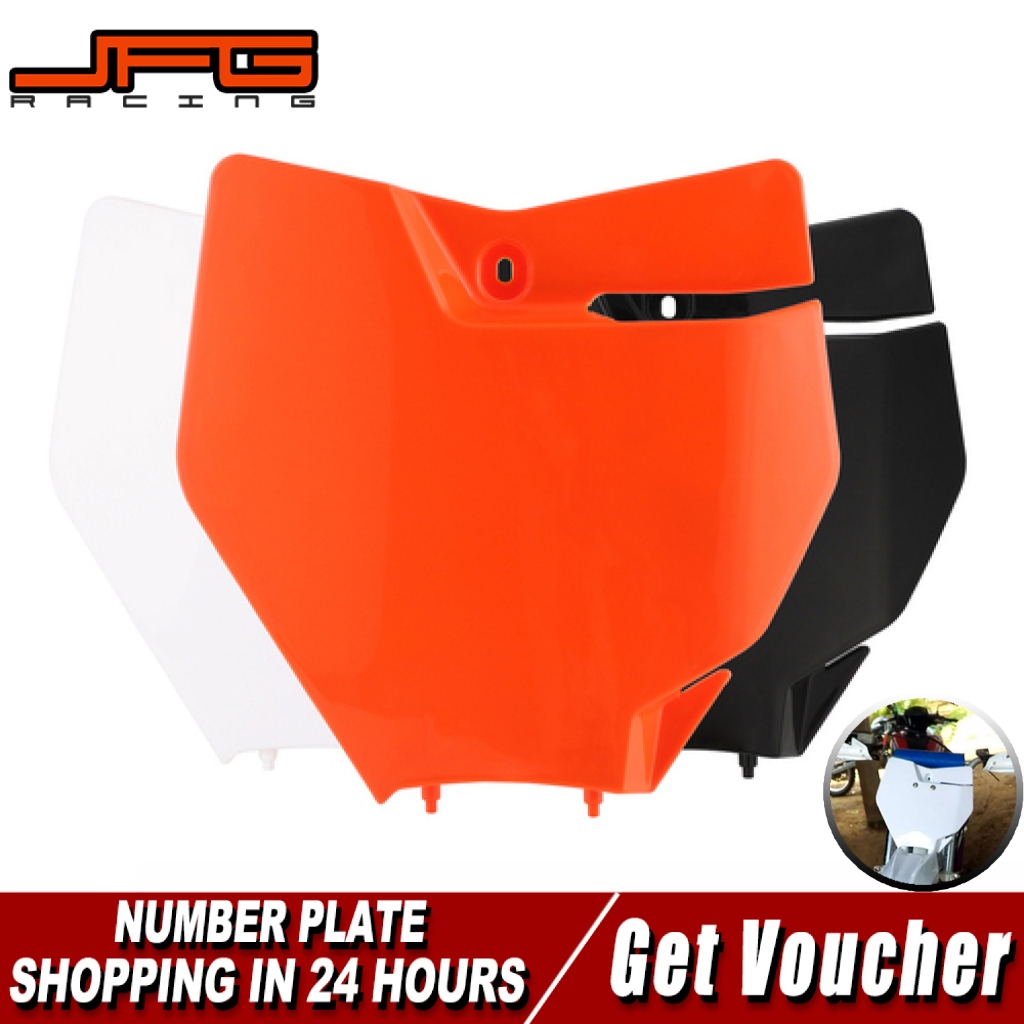 JFG Racing Motorcycle Front Number Plate dirt bike For EXC150 250 ...