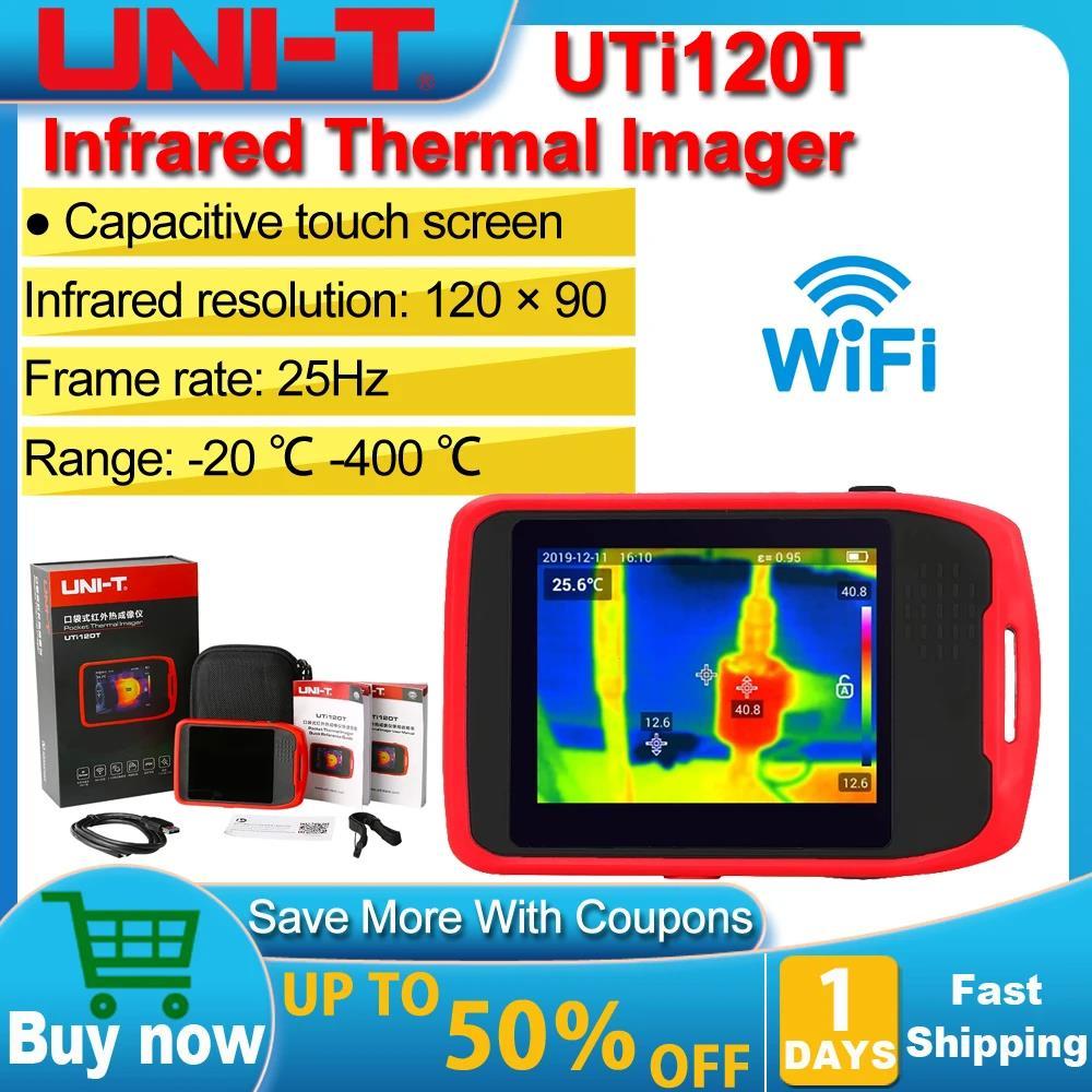 UNI-T UTi120T 120×90 Portable Thermal Imager Repairing Imaging Infrared Camera Thermal ...