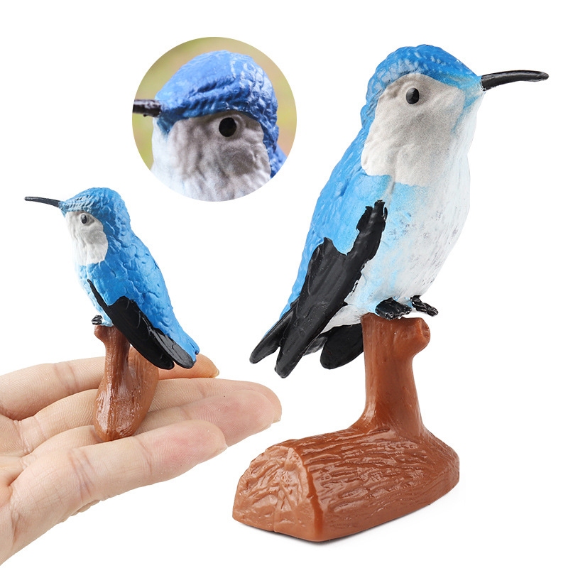 Children cognitive solid simulation animal toy model flying bird flying ...