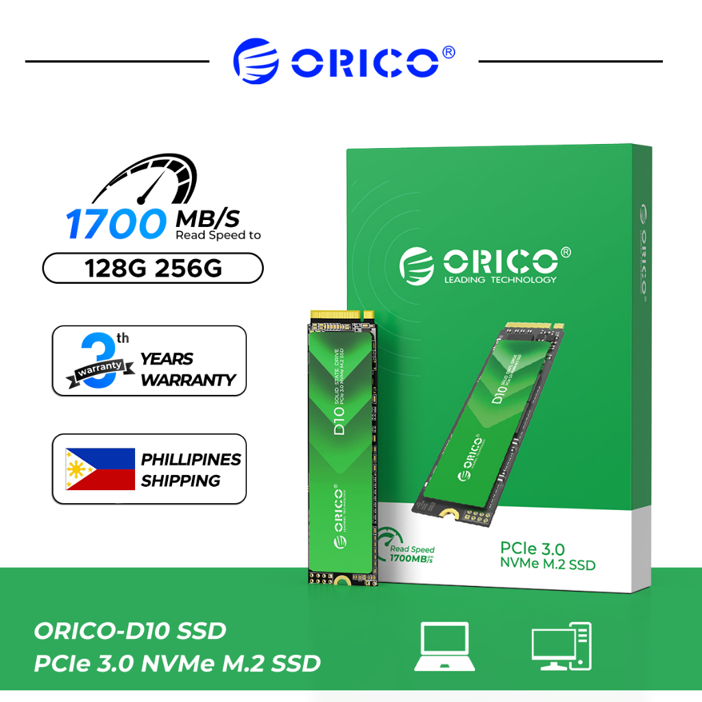 ORICO M.2 NVMe SSD PCIe3.0 1700MB/s M Key 2280 NVMe Internal Solid ...