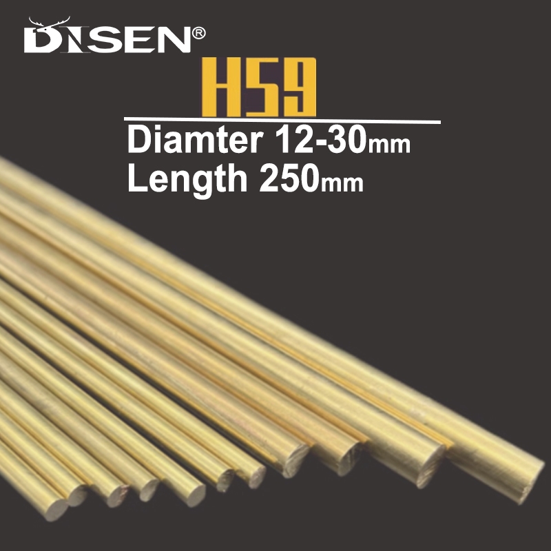 1Pc H59 Brass Rod Solid Copper Rod Brass Phosphorus Copper Electrode ...