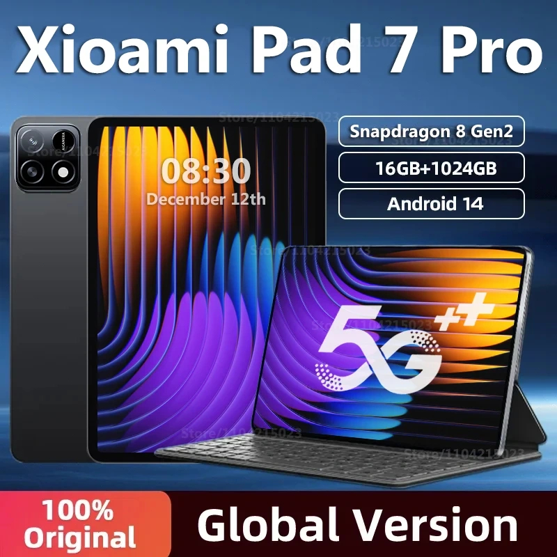 2025 Original Global Version Tablet Android 14 Pad 7 Pro Snapdragon ...