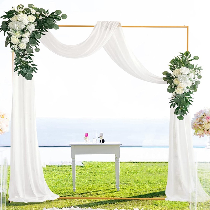 2M/3M Metal Arch Stand Wedding Square Arch Stand Backdrop for ...