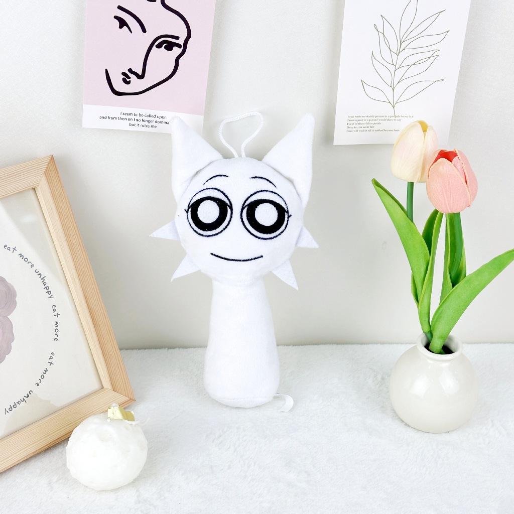 Sprunki Plush Incredibox Stuffed Toys 10'' Sprunky Wenda Gray Plushies ...