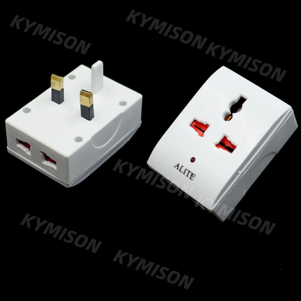 3 in 1 Universal UK Plug Adapter Travel to UK/Hong Kong Type G Adapter ...