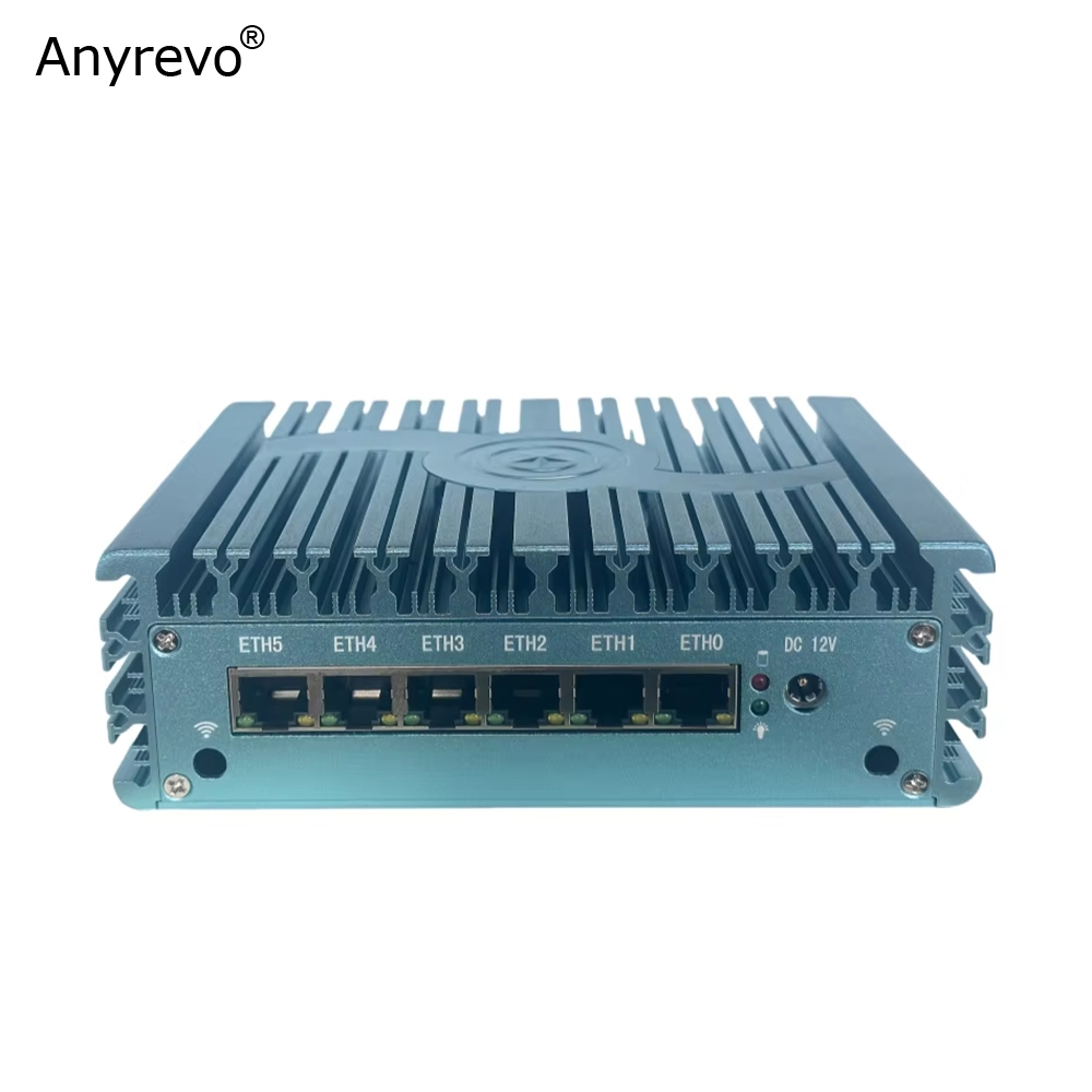 Built-in Fan Soft Router Intel N100 / N200 / i3-N305 with 6 x i226-V ...