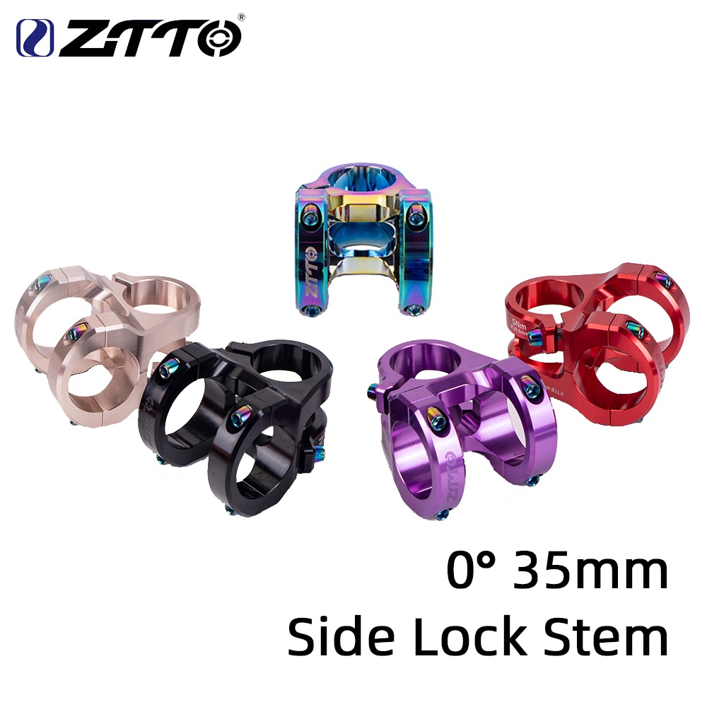 ZTTO MTB Stem 0 Degree 35mm CNC Stem for 28.6mm Fork 31.8mm Handlebar ...