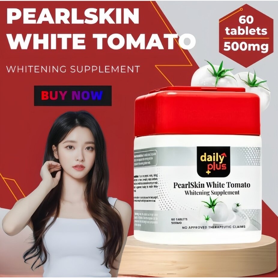 Daily Plus Pearlskin White Tomato Original Whitening Supplement Anti ...