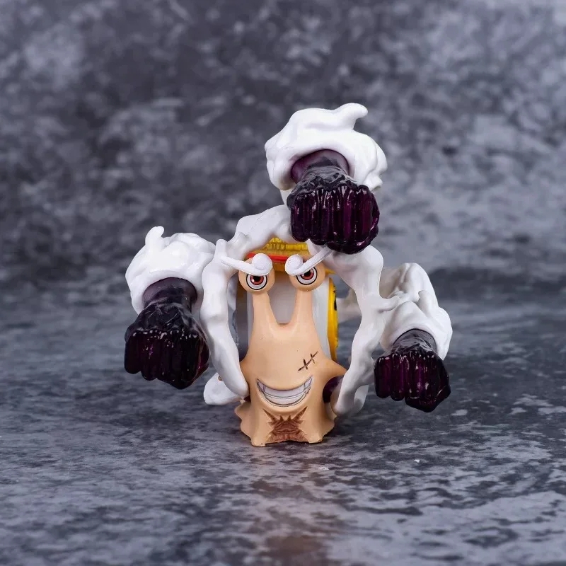 Anime One Piece Figure Den Den Mushi Doll Nika Five Ievels of Sun God ...