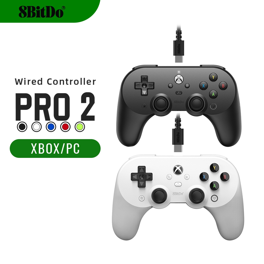 8BitDo New Pro 2 Wired Gamepad Controller for Xbox, Hall Effect ...