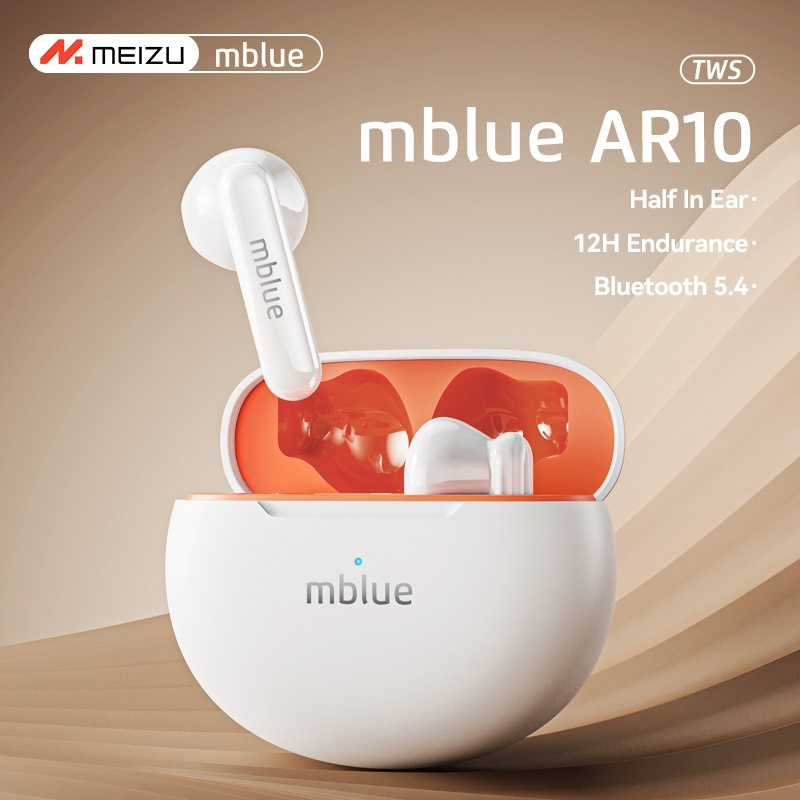 Original MEIZU mblue AR10 Wireless Earbuds HiFi Music Earphones ...