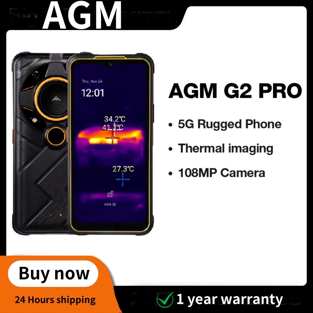 AGM G2 Pro 5G Rugged Smartphone Thermal Camera 7000mAh Battery 8GB ...