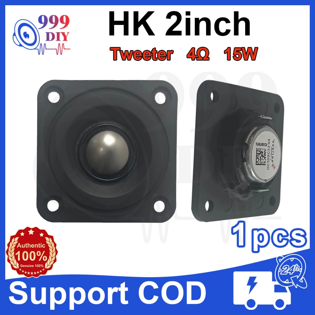 999DIY Peerless 2 inch 4Ω 15W Tweeter Speaker Car Stereo Car Audio ...