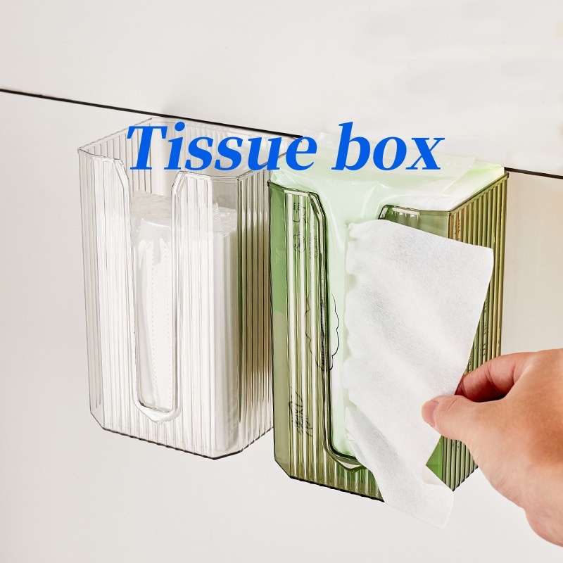 Tissue Box Wall-mounted tissue box Multifunctional box Wall-mounted box ...