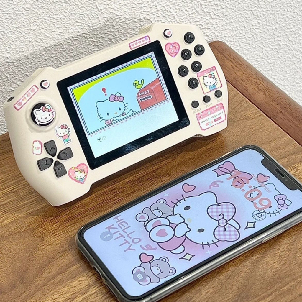 Hello kitty GAMEBOY Advance Game Console Color Highlights Screen ...