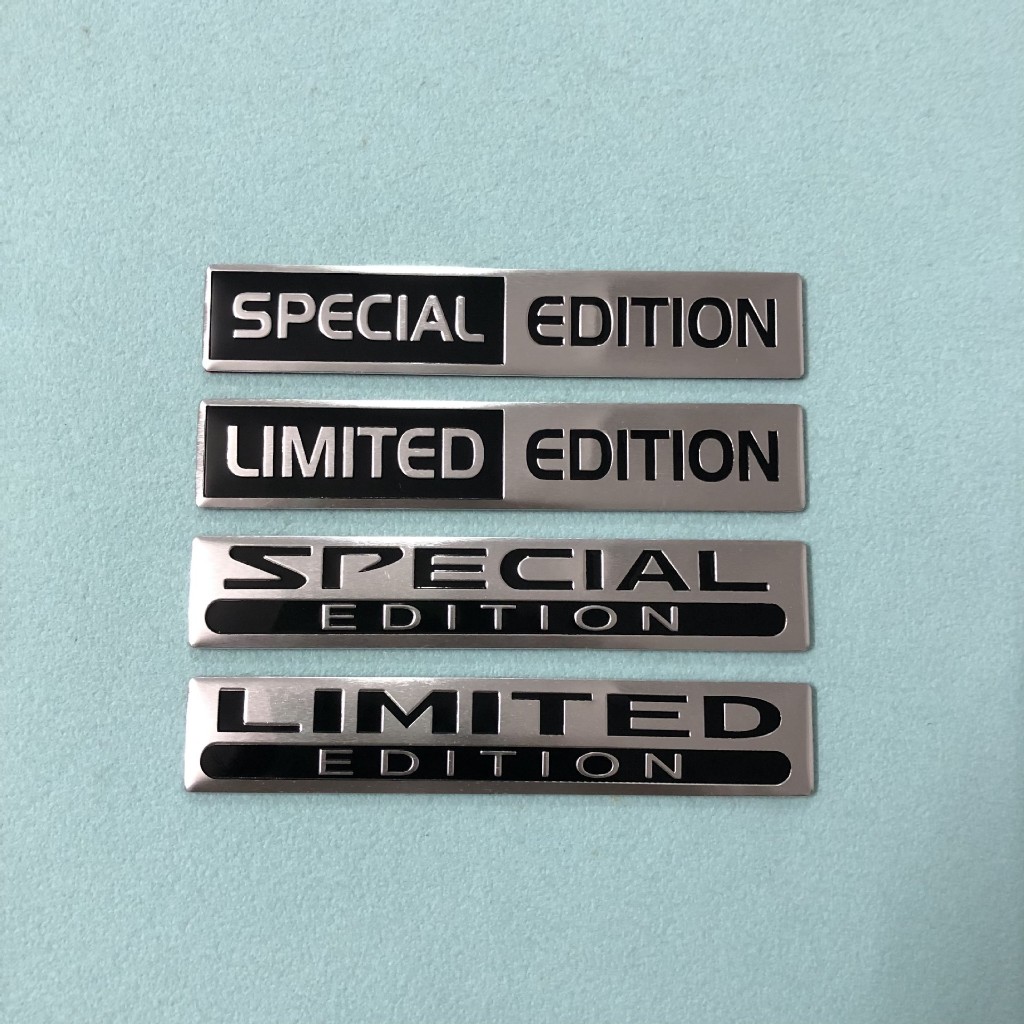 Metal Modified Label LIMITED EDITION Car Label Suitable for Car ...