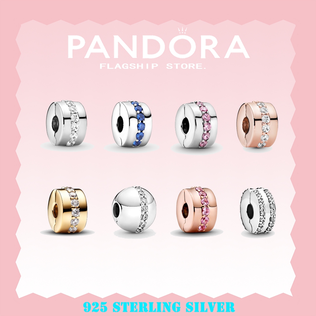 100% Authentic Pandora Charm 925 silver With Box for woman Pink ...