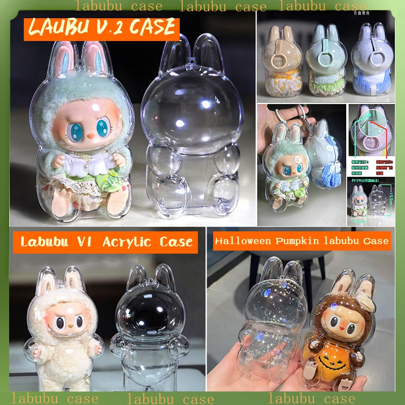 Macarons LABUBU V2/V1 Case second generation LabUBU transparent ...