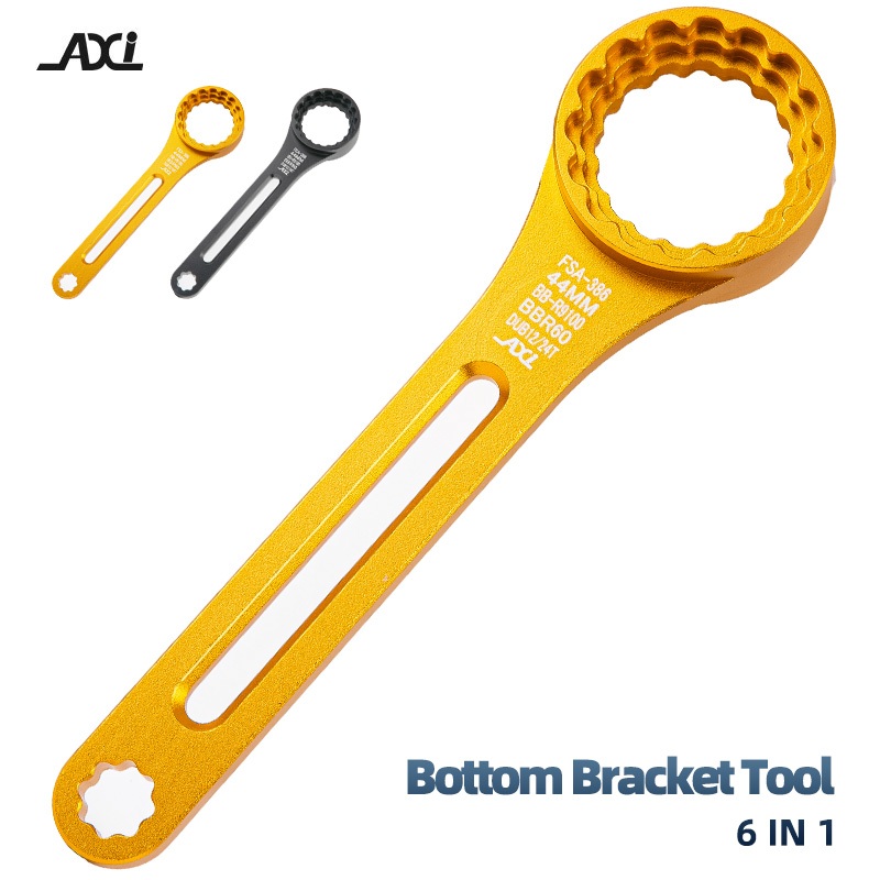 AXI 6 in 1 Bottom Bracket Tool Bike Installation RepairWrench BBR60 ...