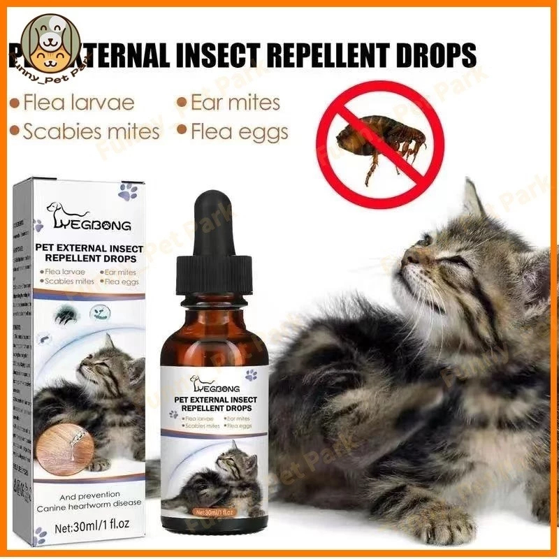 Flea and Tick Drops Flea Tick Treatment for Dogs Cats Long-Lasting Fast ...