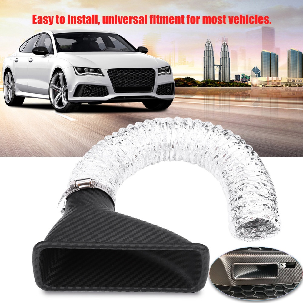 1pcs Universal Square Car Front Bumper Admission Air Turbo Air Intake ...