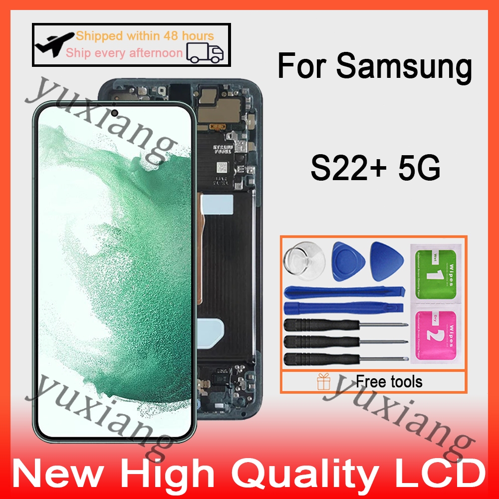 Original AMOLED OLED Samsung Galaxy S22+ 5G S22 Plus 5G LCD Display ...