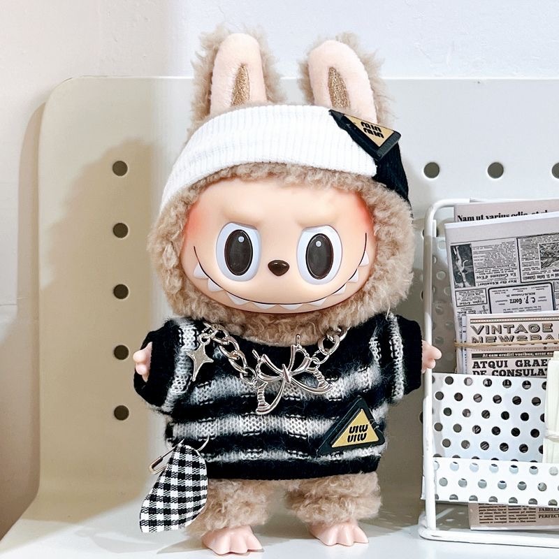 (Only Clothes) Labubu Clothes V1V2 Labubu Doll Accessories Happy Party2 ...