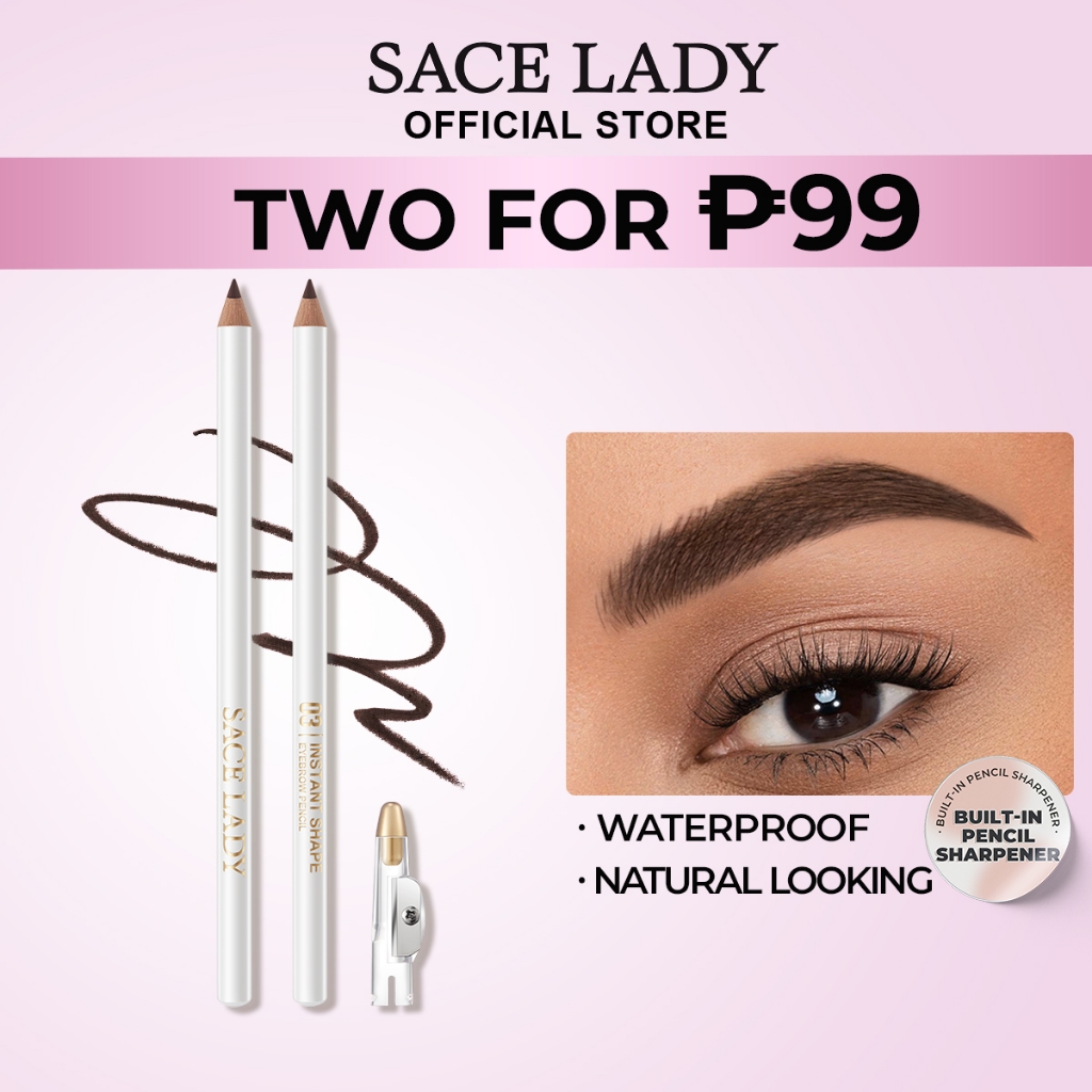 SACE LADY Eyebrow Natural looking Waterproof Built-In Pencil Sharpener ...