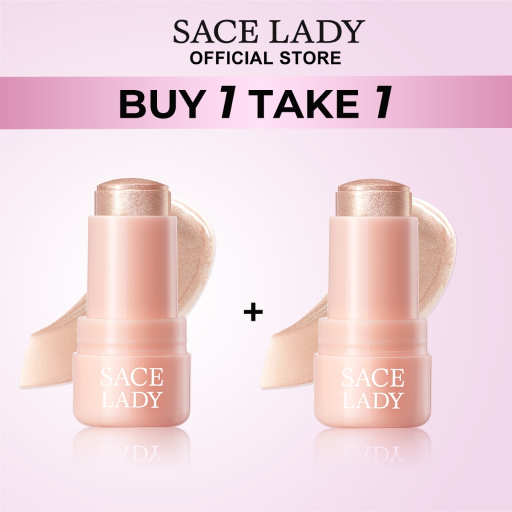 SACE LADY Highlighter Stick Watery Radiant Lasting Glowing Highlight ...