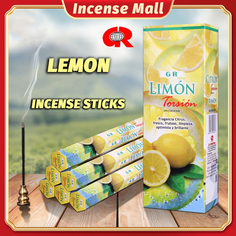 GR Lemon Incense Sticks (20 Sticks Per Pack) | Shopee Philippines