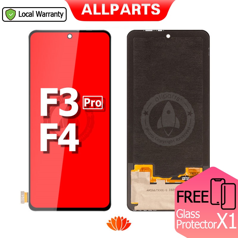 ALLPARTS Display for Xiaomi Poco F3 Pro F4 LCD Touch Screen Digitizer Replacement M2012K11AG ...