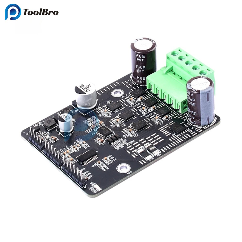 BLDC Three-phase D C Brushless Hall Motor Driver Board Controller Motor ...