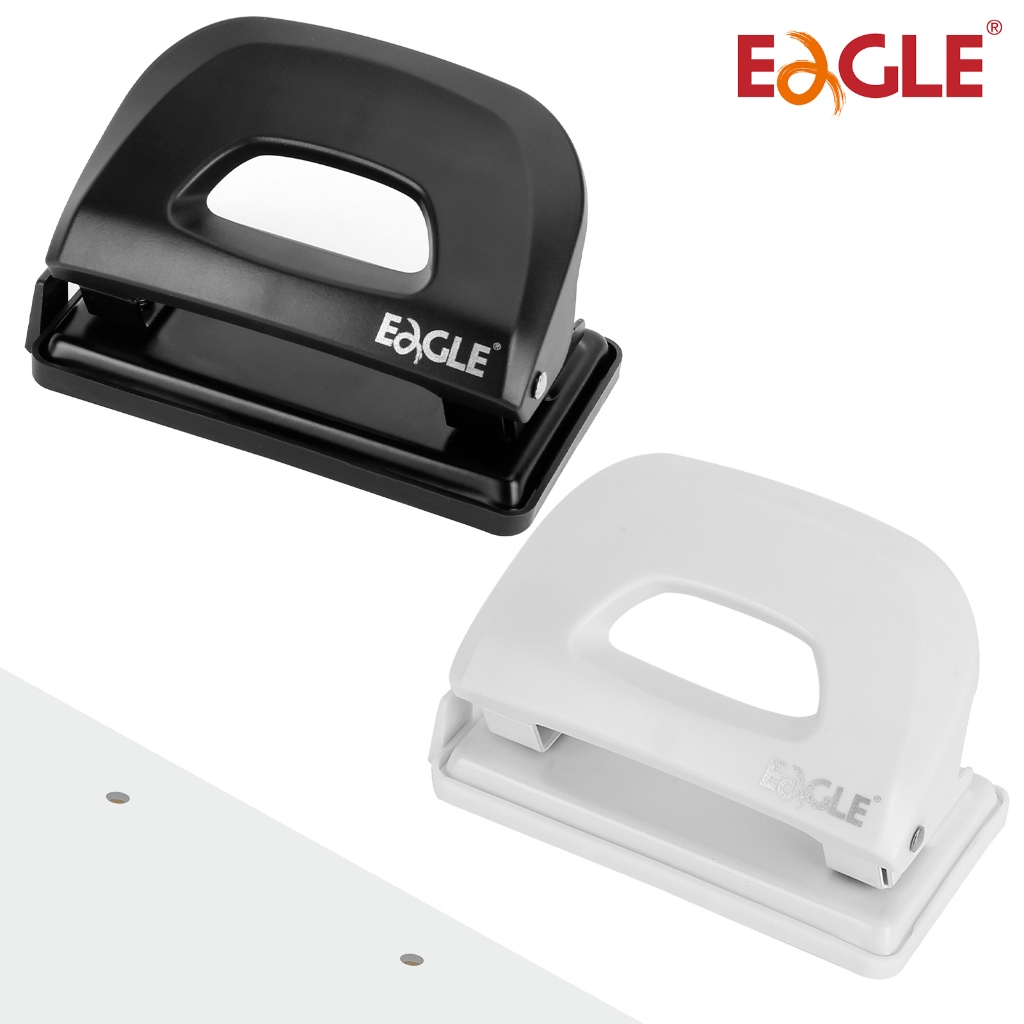 Eagle 2 Holes Paper Puncher With Residue Container Adjustable Paper ...
