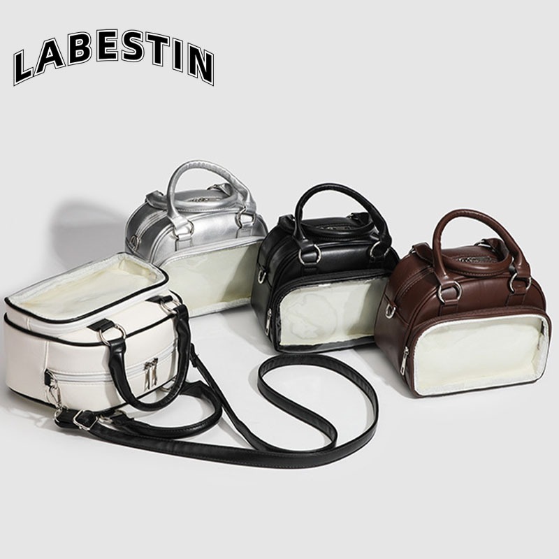 LABESTIN Babaeng shoulder bowling bag bagong fashion all-match commuter ...