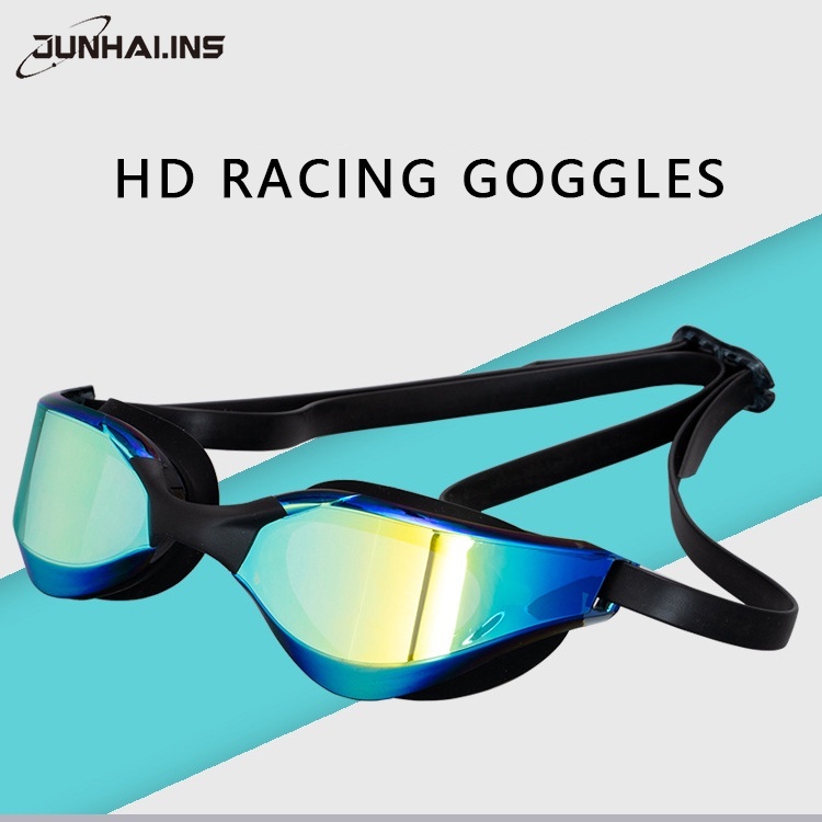 Swimming Goggles Adult Racing Adjustable Anti Fog UV Protection ...