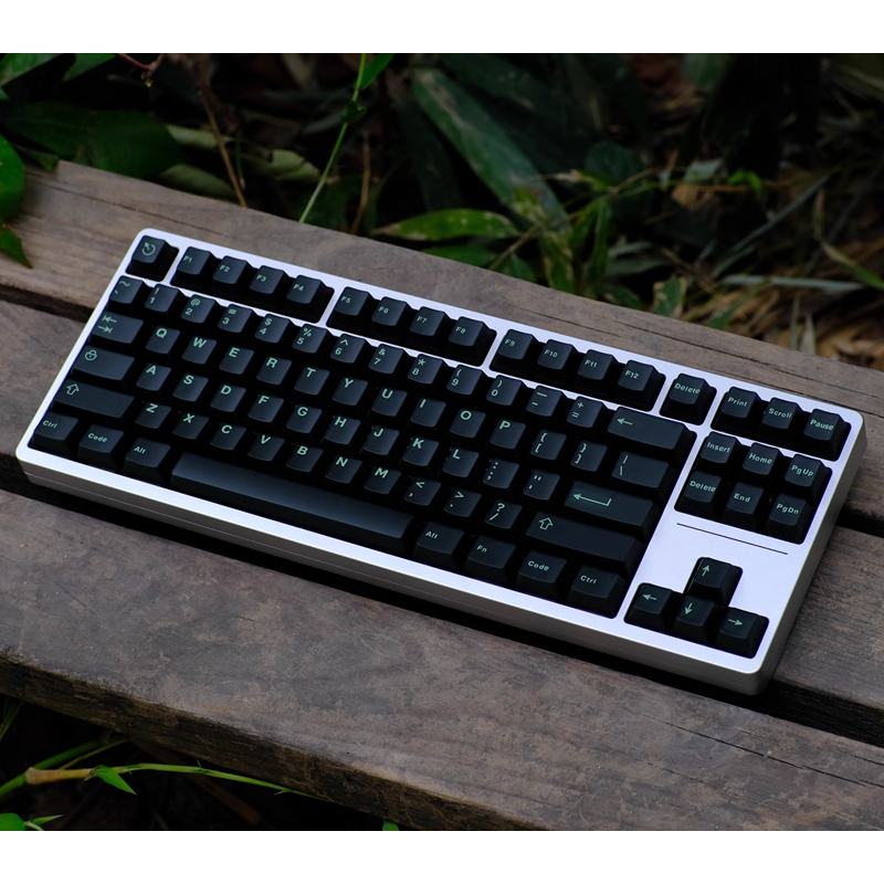 【Keycap Only】Blackish Green Keycap Translucence 121 Keys Cherry Profile ...