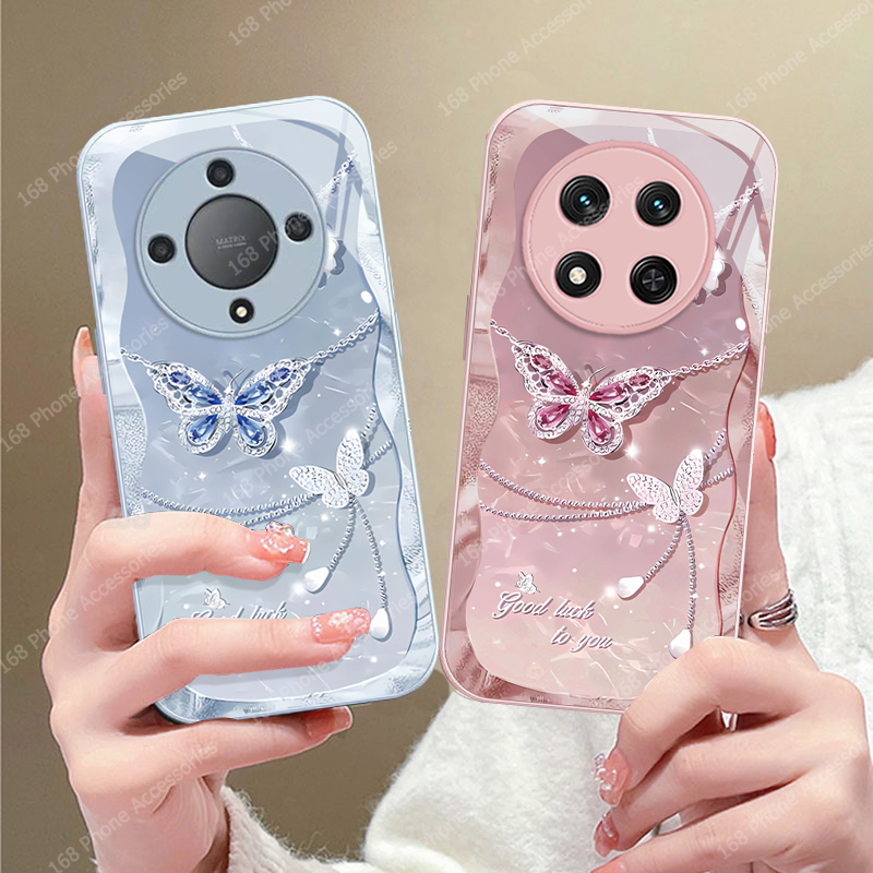 Honor X9C X9B 5G Case Honor X9C Smart 5G Shockproof Case Cute Butterfly ...