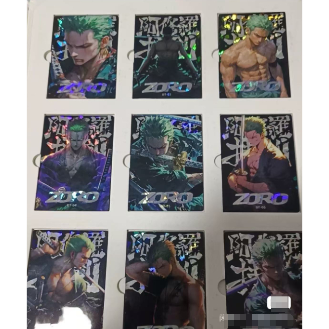 One Piece Anime Card ZORO Number Card Set of 9 Cards | Shopee Philippines