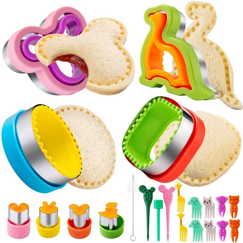 Uncrustable Sandwich Cutter Maker, Bear Mouse Unicorn Star Shape ...