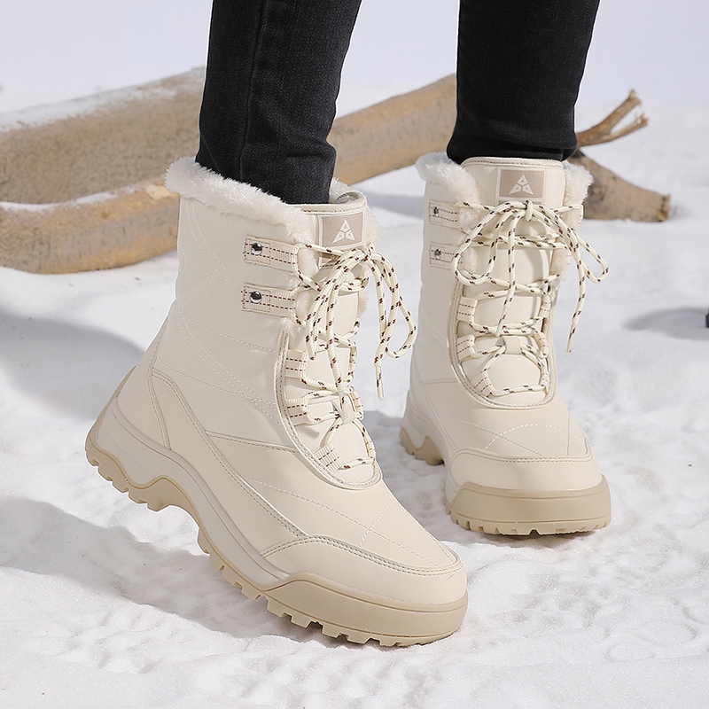 Spot Harbin thick-soled snow boots, women's winter bristles, thick ...