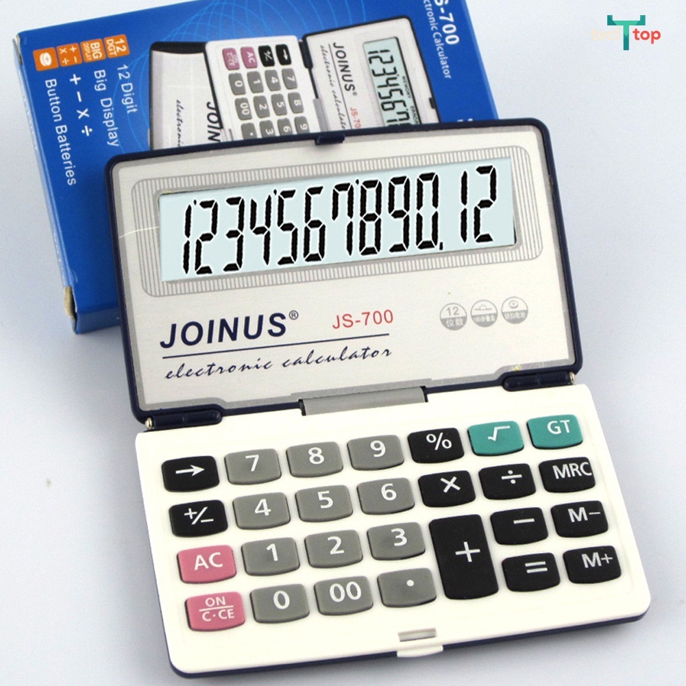 Folding Flip Calculator Large Screen Financial Office Calculator ...