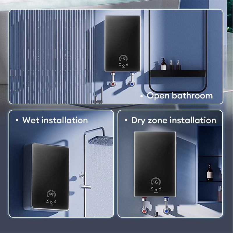 KEVE 6500W Hot Shower Heater Inverter Water Heater Shower for Bathroom ...