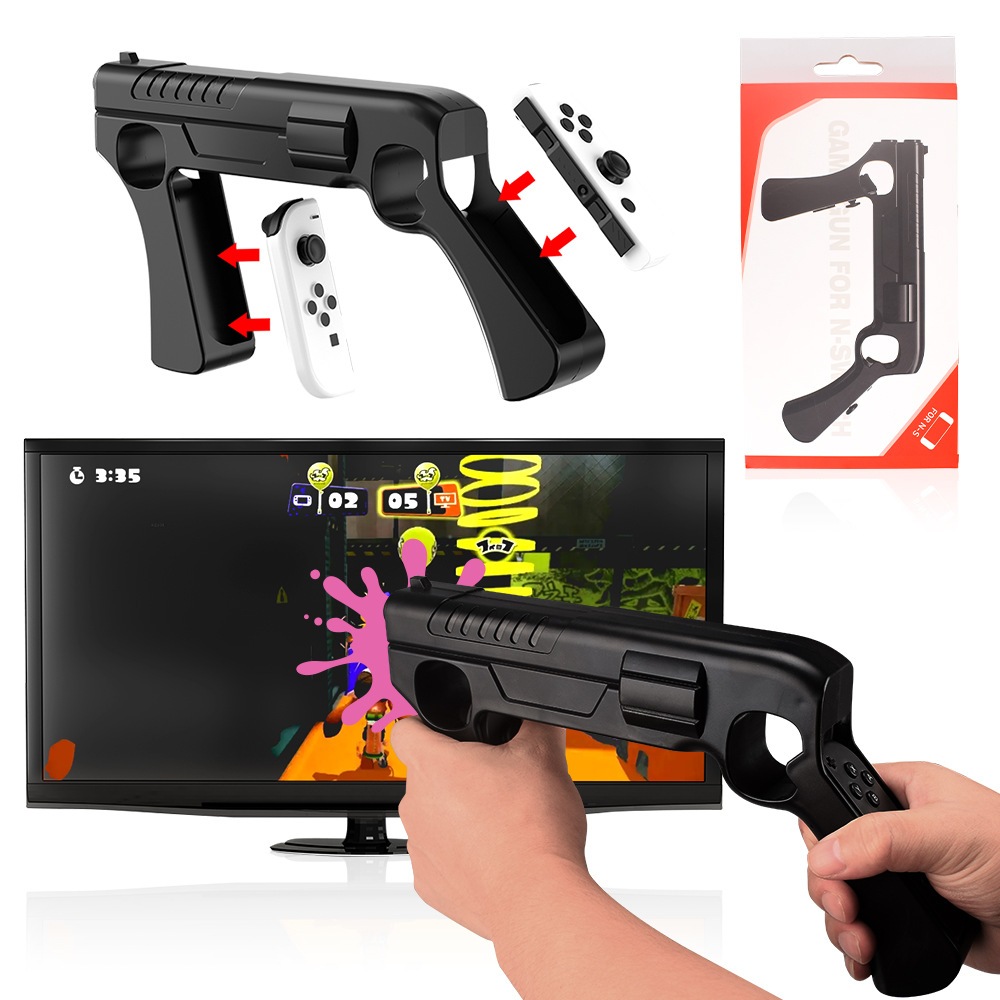Nintendo Switch Gun Stock NS OLED Shooting Somatosensory Games Joycons ...