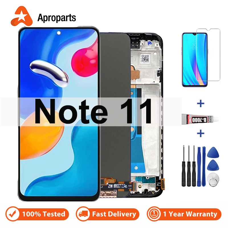 LCD For Xiaomi Redmi Note 11 Note11 2201117TG 2201117TY Display Touch ...