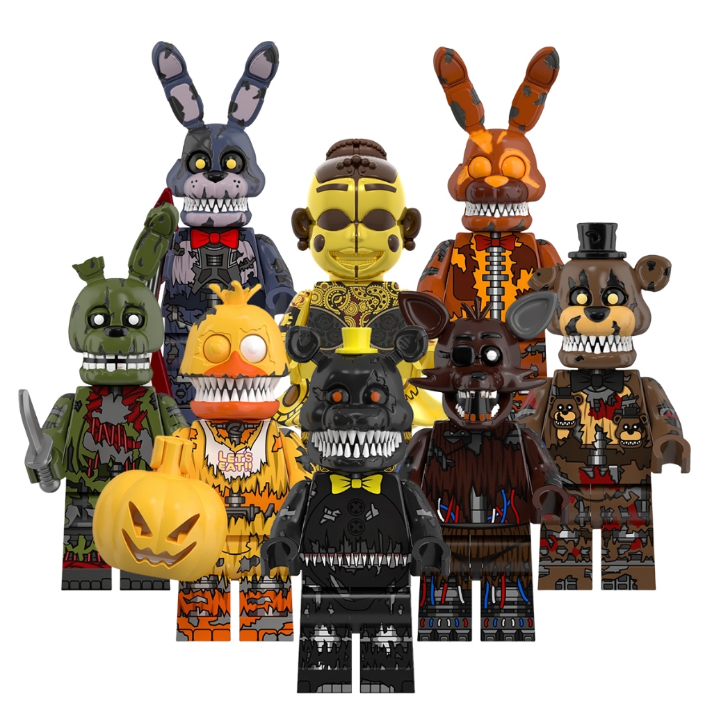 Five Nights at Freddy's Action Figures Jack O Chica Jack O Bonnie ...