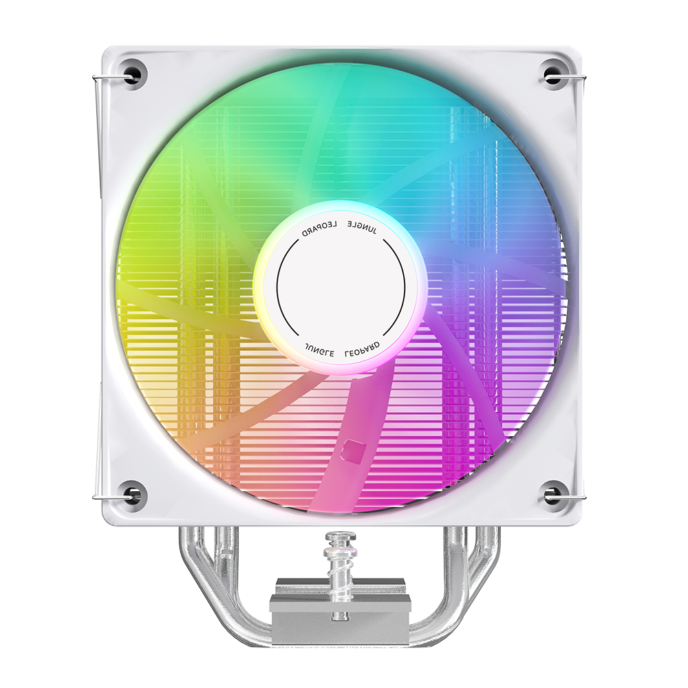 Jungle Leopard KF420 Digital ARGB CPU Cooler Black / White 4 Heat Pipes ...